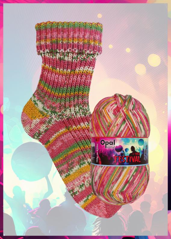 Opal Festival 6 Ply - 11425 Camping – True North Yarn Co.