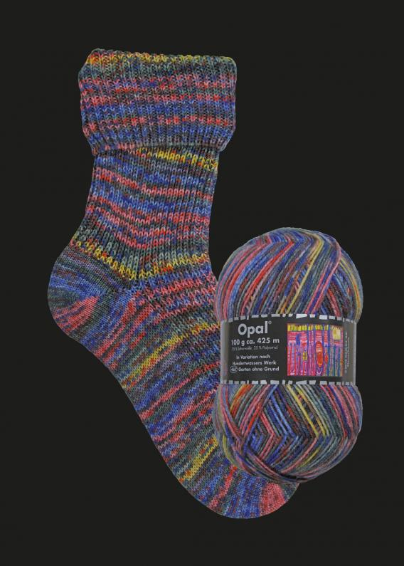 Opal Yarns Hundertwasser 4 Ply - 3205 Garden Without Reason – True North Yarn Co.