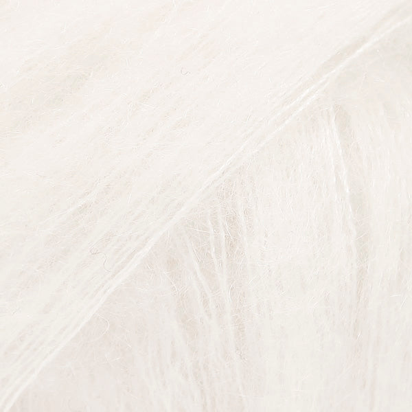 Drops Kid-Silk - 01 Off White – True North Yarn Co.