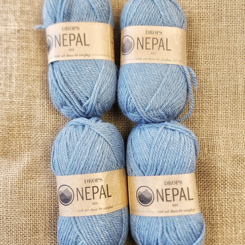 Drops Nepal - 8913 Light Blue (Denim) – True North Yarn Co.