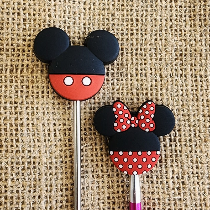 TNYC Silicone Point Protectors - Mickey & Minnie – True North Yarn Co.