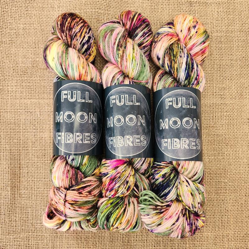 Full Moon Fibres Solar Sock - Secret Garden – True North Yarn Co.