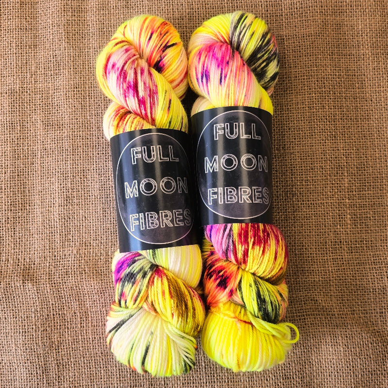 Full Moon Fibres Solar Sock - Power Ballad – True North Yarn Co.
