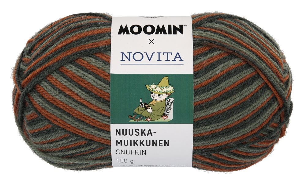Novita Muumihahmot / Moomin Characters DK - 832 Snufkin (Dark Green, M ...