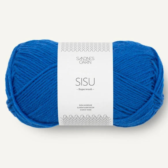 SandnesGarn Sisu - 6046 Jolly Blue – True North Yarn Co.