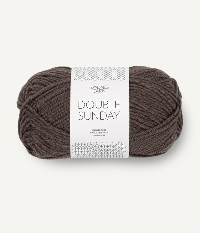 SandnesGarn Double Sunday - 3880 Dark Chocolate – True North Yarn Co.
