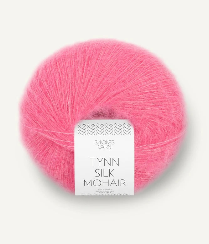 SandnesGarn Tynn Silk Mohair - 4315 Bubblegum Pink – True North Yarn Co.