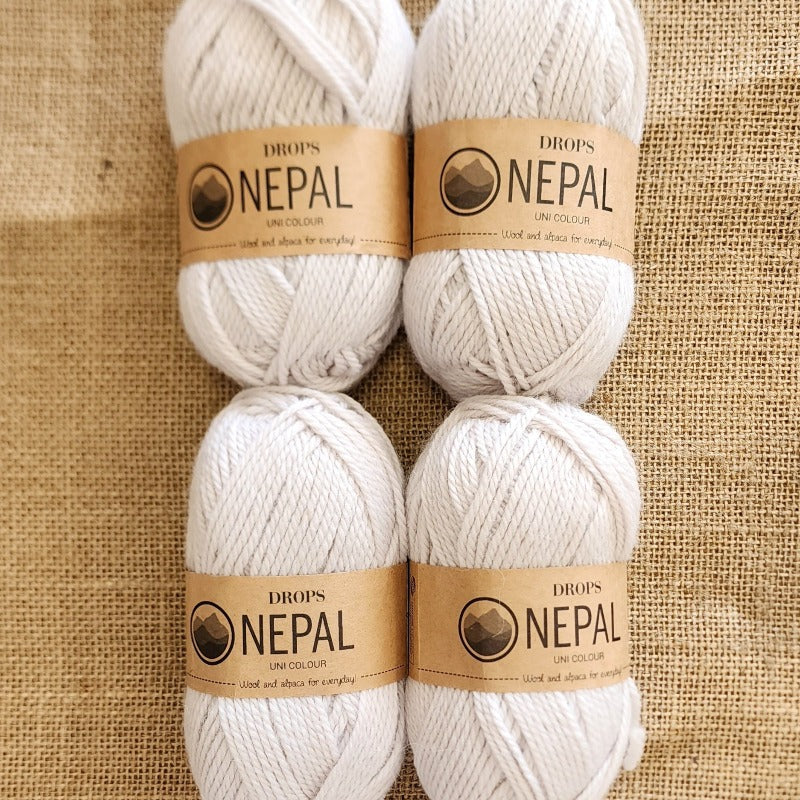 Drops Nepal - 8915 Chalk – True North Yarn Co.
