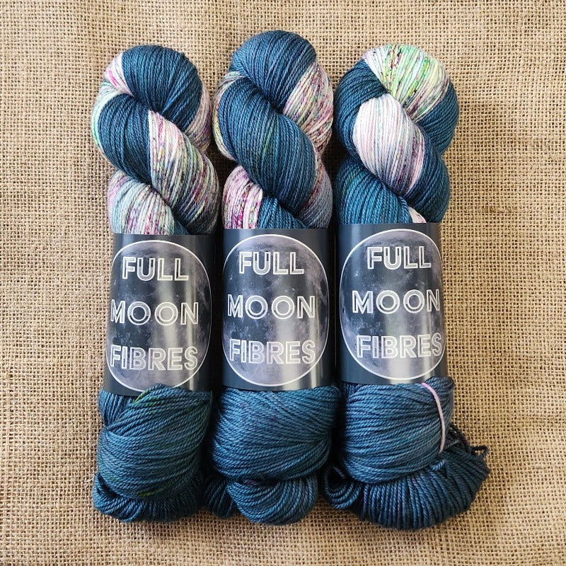 Full Moon Fibres Solar Sock - Flutter Kick – True North Yarn Co.