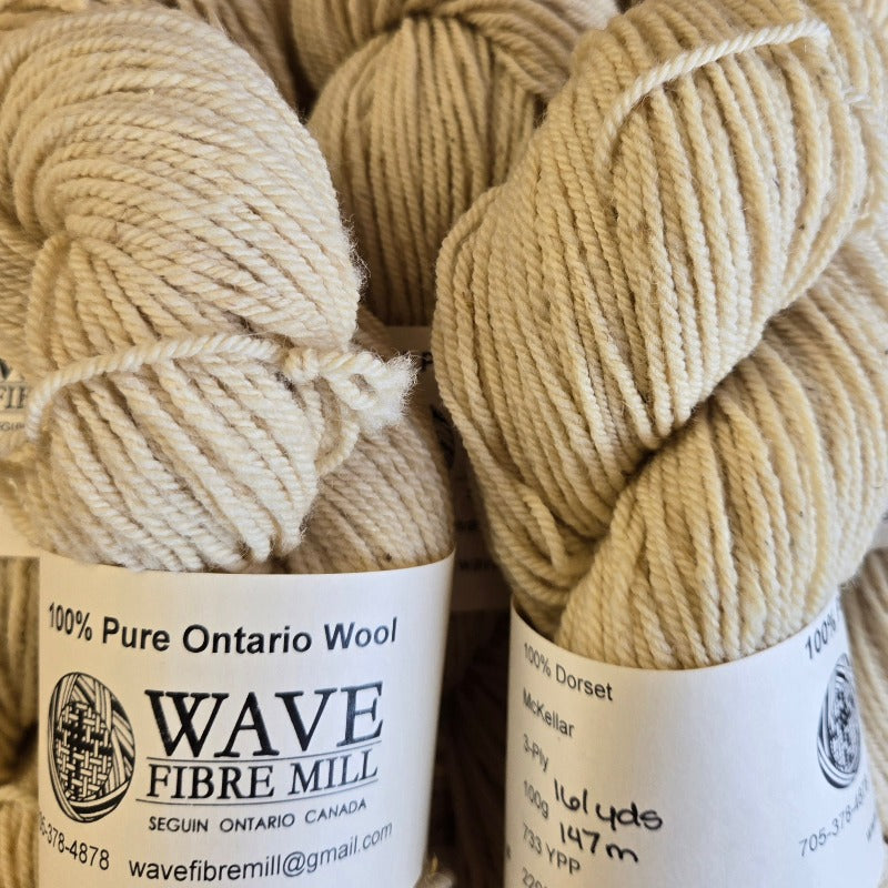 Wave Fibre Mill - 3-Ply Dorset Aran – True North Yarn Co.