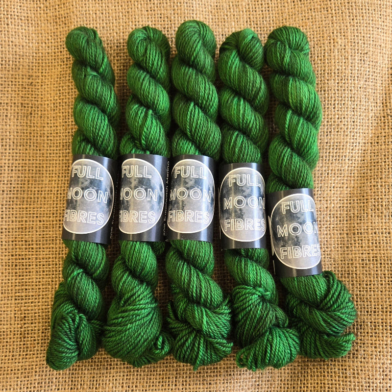Full Moon Fibres Solar Sock Mini - Juniper – True North Yarn Co.