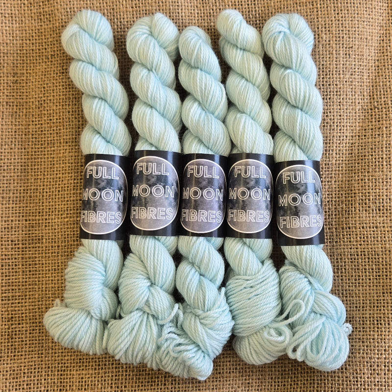 Full Moon Fibres Solar Sock Mini - Frosty Mint – True North Yarn Co.