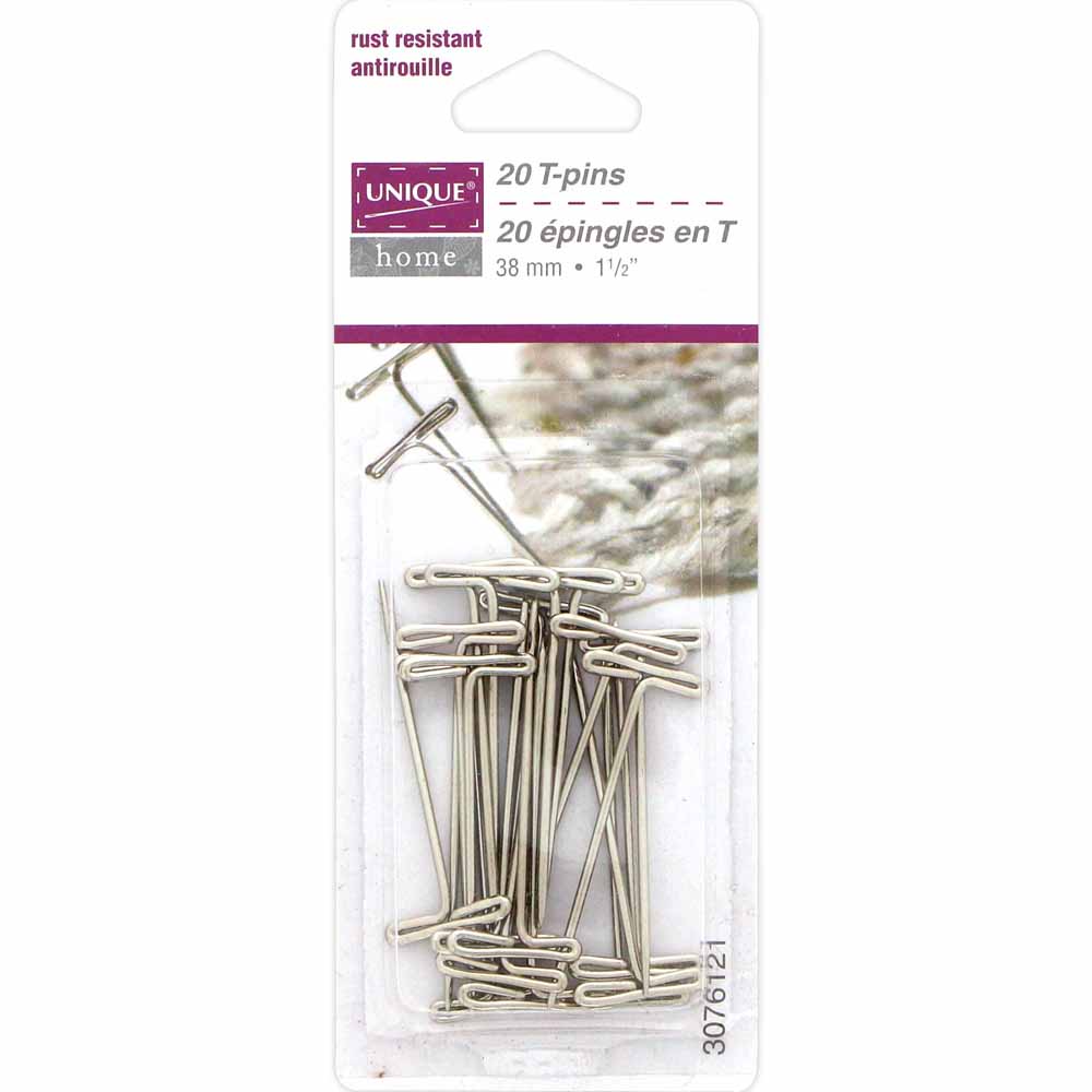 UNIQUE T-Pins, 20-Pack – True North Yarn Co.