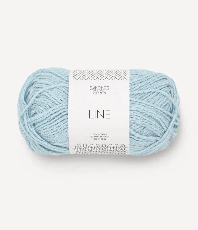 SandnesGarn Line - 5930 Light Blue – True North Yarn Co.