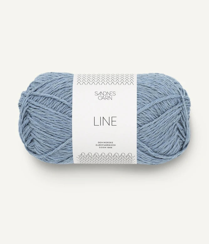 SandnesGarn Line - 6032 Blue Hydrangea – True North Yarn Co.