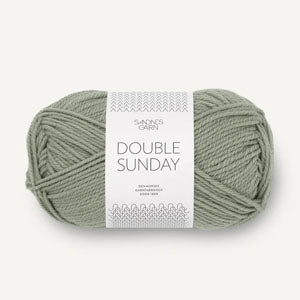 SandnesGarn Double Sunday - 8521 Dusty Light Green – True North Yarn Co.