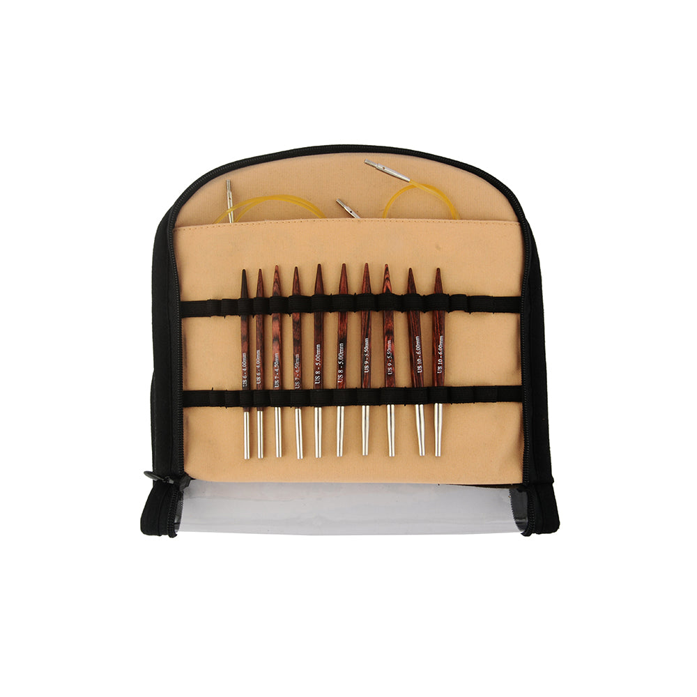 Knitter's Pride Rosewood Cubics Special Interchangeable Set - 5 Sizes ...