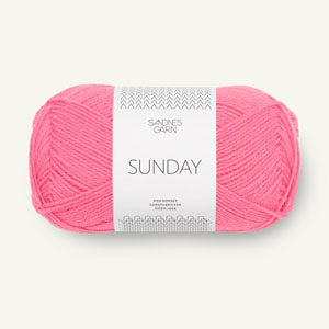 SandnesGarn Sunday - 4315 Bubblegum Pink – True North Yarn Co.