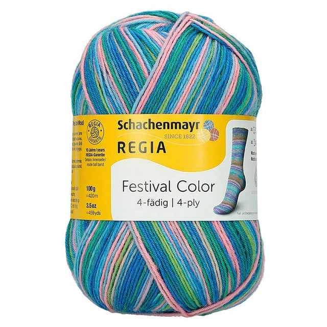 Regia Festival Color 4-Ply 100g - 2882 Roskilde – True North Yarn Co.