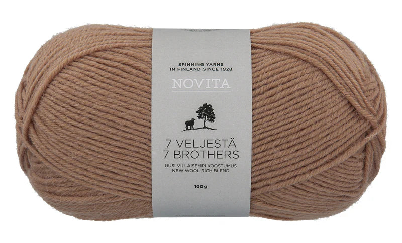Novita 7 Veljestä (7 Brothers) - 618 Sandbank – True North Yarn Co.