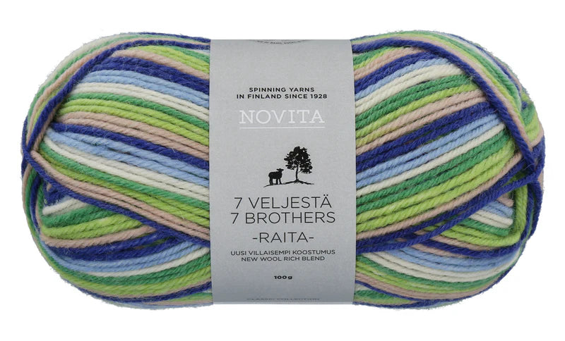 Novita 7 Veljestä (7 Brothers) - 975 Finnish Arch – True North Yarn Co.