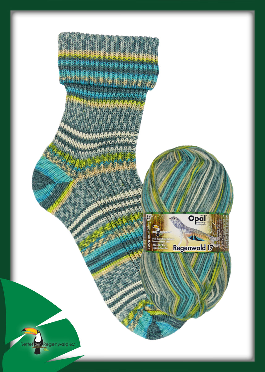 Opal Yarns Rainforest XVII 4-Ply - 11090 Florian the Flank Hero – True ...