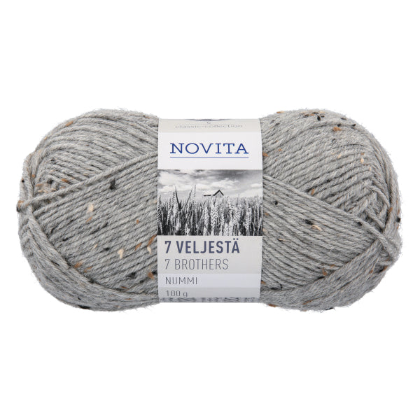 Novita 7 Veljestä (7 Brothers) Nummi - 946 Moraine – True North Yarn Co.