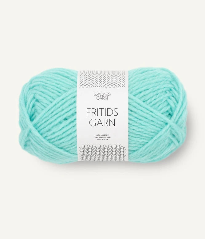 SandnesGarn Fritidsgarn - 7213 Turquoise Blue – True North Yarn Co.