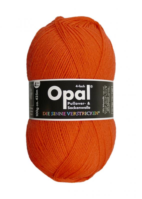 Opal Yarns Uni 4 Ply - 5181 Orange – True North Yarn Co.