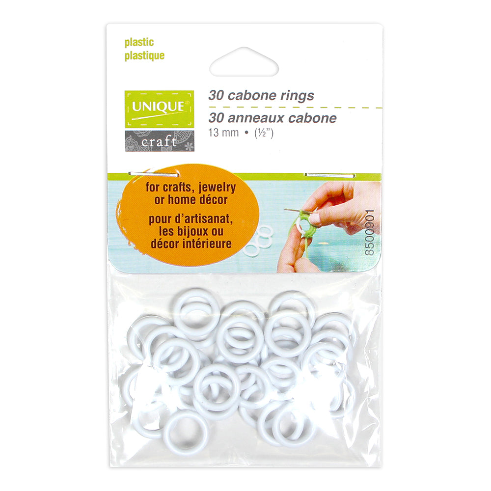 UNIQUE Cabone Rings, 30 Pack – True North Yarn Co.