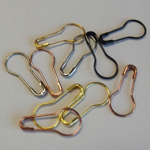 Metal Safety Pin Stitch Markers, 10-Pack – True North Yarn Co.